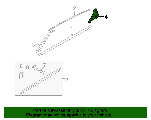 83280-B1000-BLH - Applique - 2015-2020 Hyundai | World OEM Parts Hyundai
