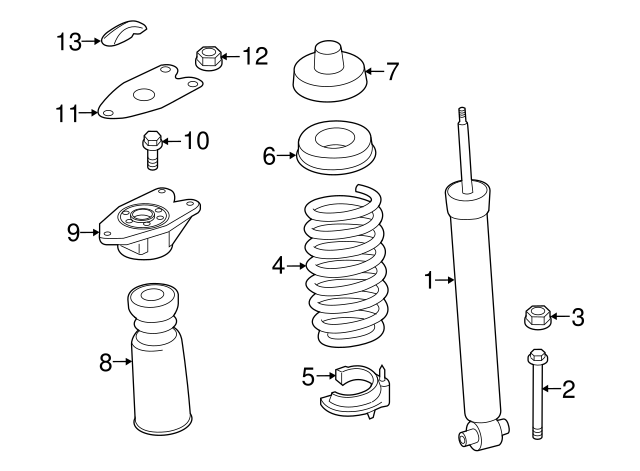 33-52-6-873-756 - Shock Absorber - 2014-2019 BMW | Buy BMW Parts Now