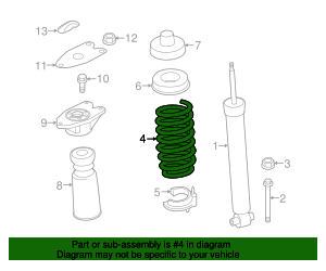 Genuine BMW 33-53-6-851-932 | Coil Spring | FREE Shipping on Most ...