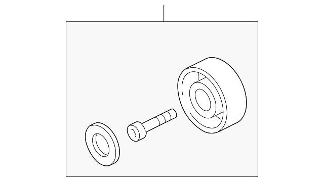 2009-2019 Audi Pulley 06E-903-341-H | Genuine Audi Parts