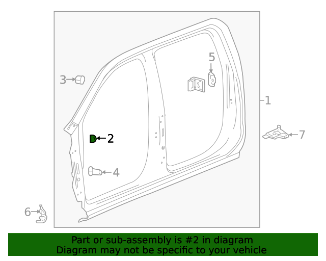 22987056 GM Fender Mtg Bkt | GM Parts Store