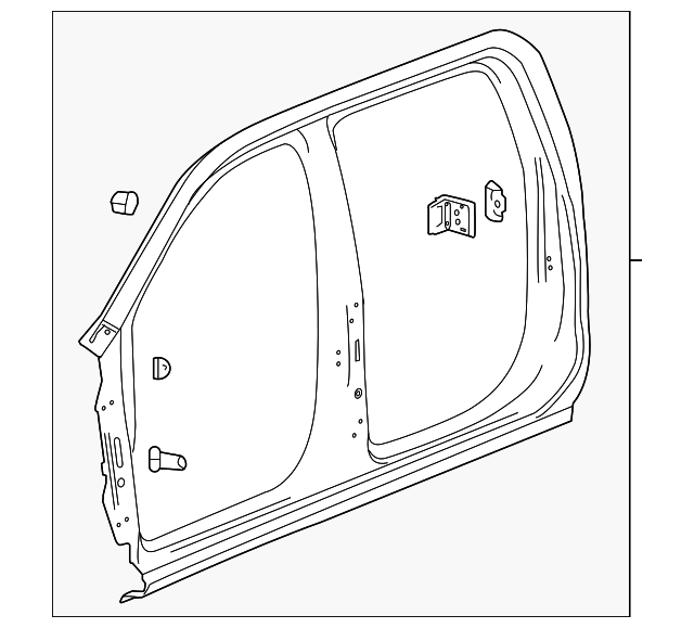 2019-2024 GM Body Passenger Side Outer Panel 84652936 | GM Parts Center