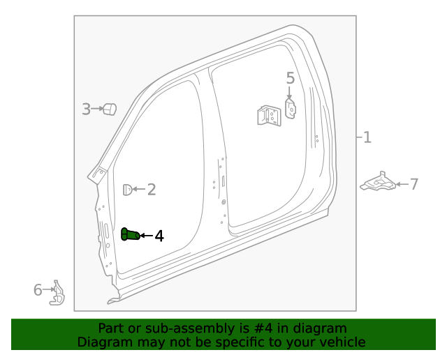 2019-2024 GM Fender Mtg Bkt 23381596 GM | GMPartsDirect.com