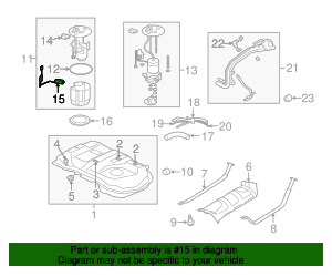 1718A051 Fuel Gauge Sending Unit 2007-2019 Mitsubishi | Mitsubishi ...