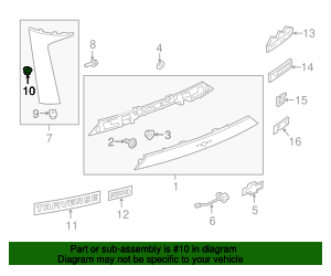 2013-2021 GM Multi-Purpose Retainer 11546635 | GMPartsDirect.com