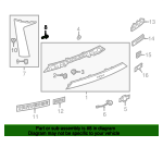 2016-2024 GM Cargo Partition Track Bolt 11548564 GM | GMPartsDirect.com