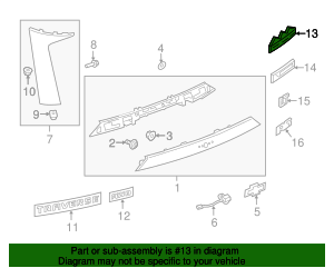 84682638 - Nameplate 2018-2023 Chevrolet Traverse | GM Wholesale Direct