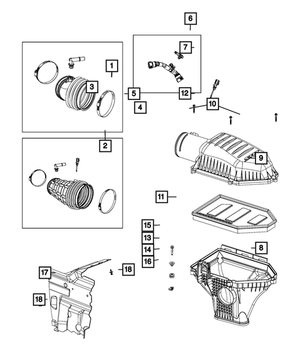 2017-2018 Dodge Air Cleaner Cover 68472565AA | Mopar eStore