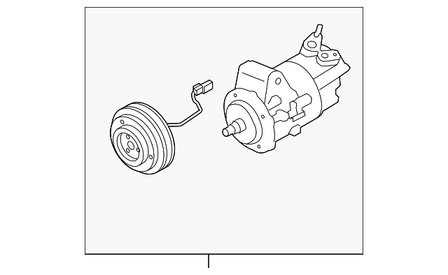 2010-2011 Nissan Versa Compressor Assembly 92600-1U60A | TascaParts.com