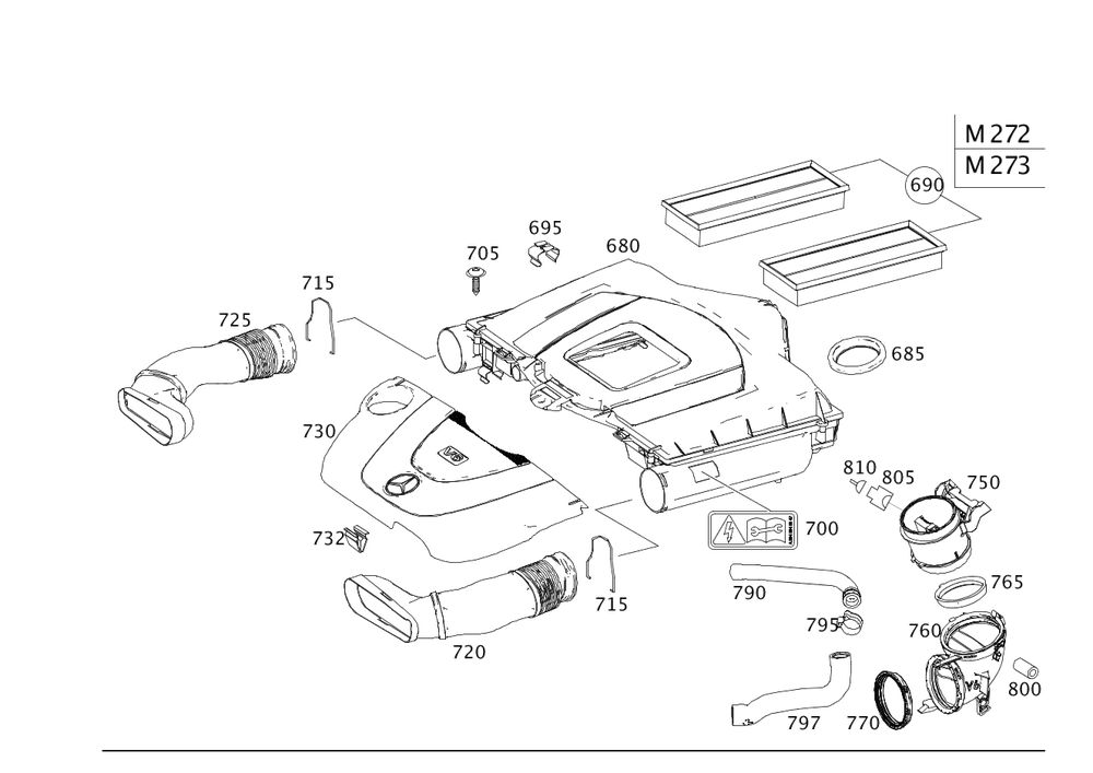 272-090-00-82 - Hose 2006-2025 Mercedes-Benz E350 | Mercedes-Benz USA Parts