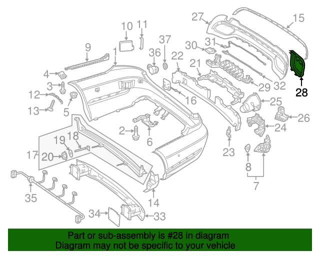 212-885-46-21 - Trim Bezel 2014-2016 Mercedes-Benz E 63 AMG® S ...