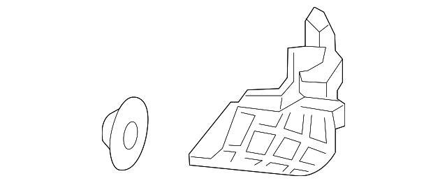 Genuine Support Bracket for 2014-2016 Mercedes-Benz | Part# 212-885-36 ...