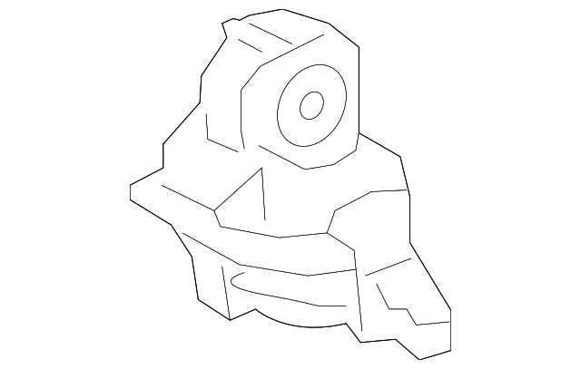 2019-2023 Porsche Cayenne Motor Mount PAB-199-372-C | Sunset Porsche Parts