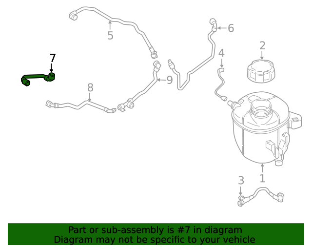 17-12-8-602-613 - Hose - 2016-2024 BMW | BMW Parts Exchange