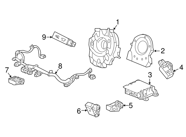 77930-TBA-A01 - Sensor Assembly, Front Crash 2018-2020 Honda Fit ...