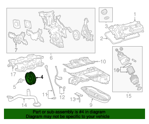 2006-2018 Lexus Pulley 13470-31030 | OEM Parts Online
