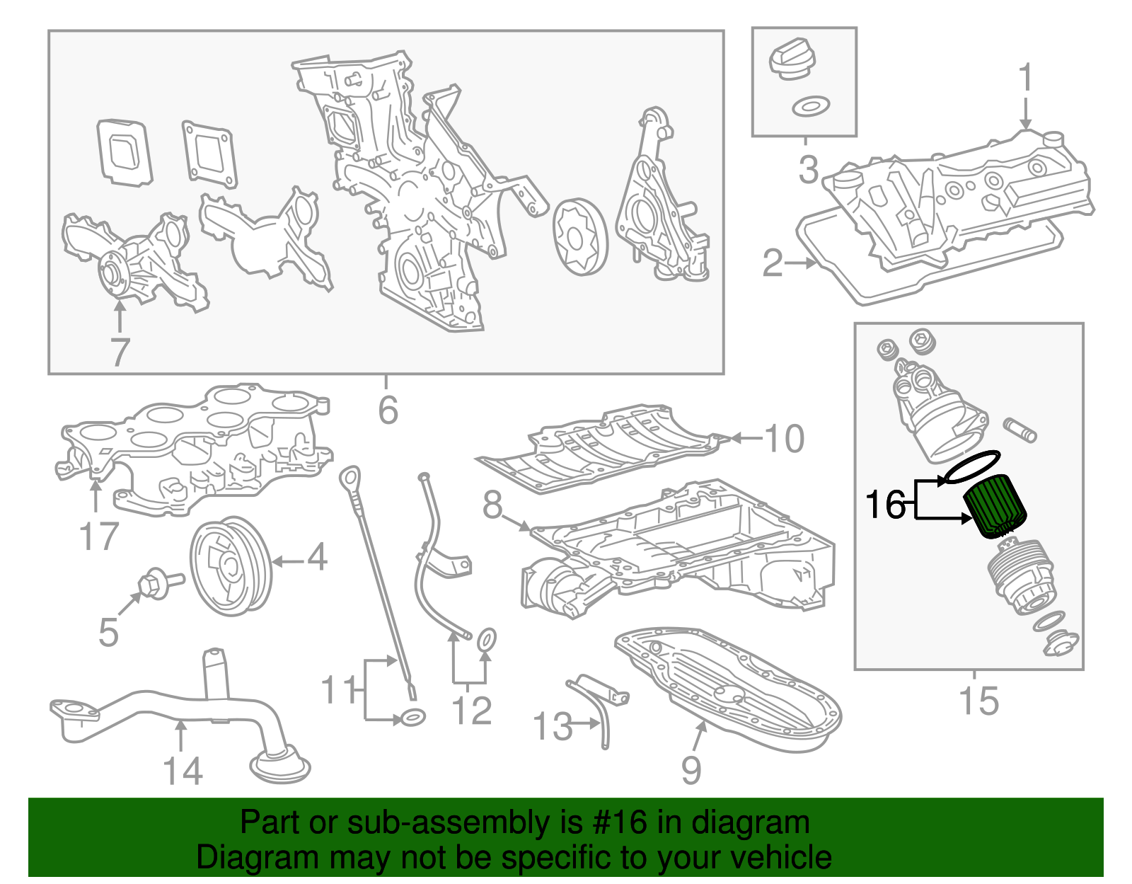 04152-YZZA5 - Oil Filter (all wheel drive) - 2006-2020 Lexus | My L Parts
