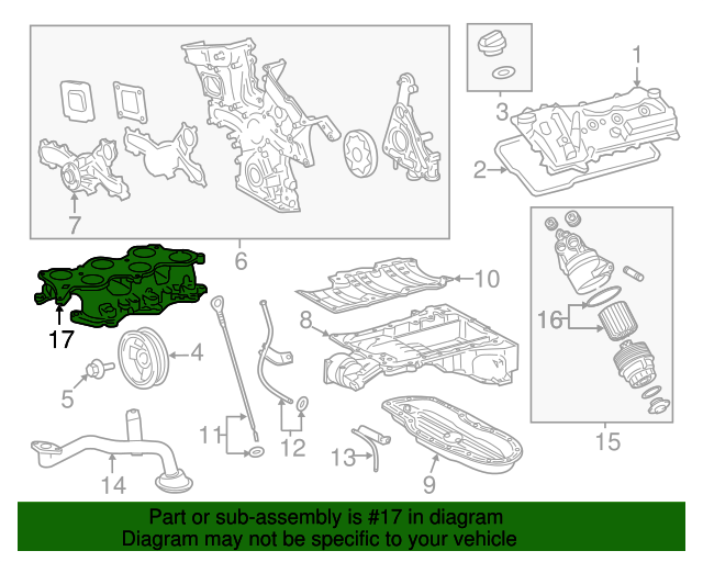 2006-2018 Lexus Intake Manifold 17111-31171 | OEM Parts Online