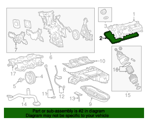 2016-2023 Lexus Valve Cover Gasket 11214-31070 | OEM Parts Online