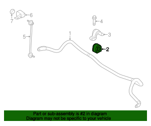 2014-2021 Mazda OEM NEW 2016-19 Mazda CX3 CX5 Stabilizer Bar Bushing ...