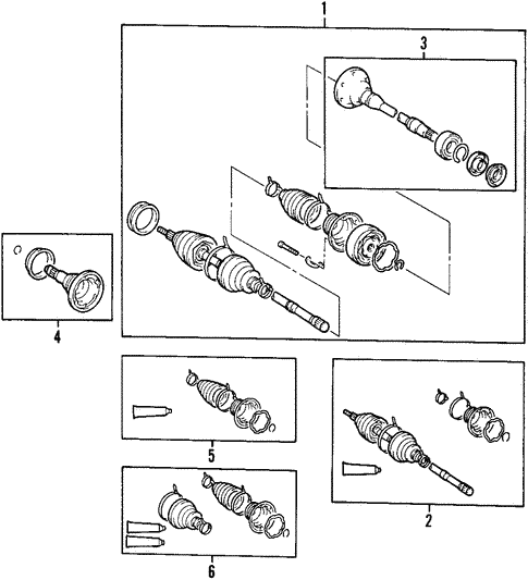Axle Shafts & Joints for 2001 Lexus RX300 | Lexus Direct parts