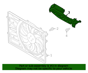 2021-2023 Hyundai Santa Fe Radiator Support Air Deflector 29135-S1100 ...