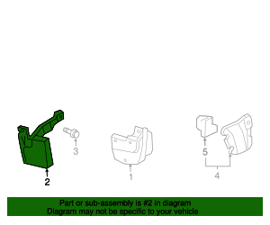 74460-S9V-A00 - Reinforcement, L Front Splash Guard - 2006-2008 Honda ...