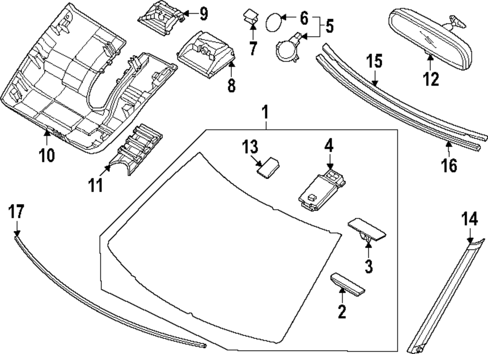 2023-2024 Genesis GV60 Upper Molding 86121-CU000 | Retail Performance ...