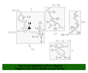 2015 Volkswagen Temp Sensor Bracket 5Q0-121-093-CM | OEM Parts Online