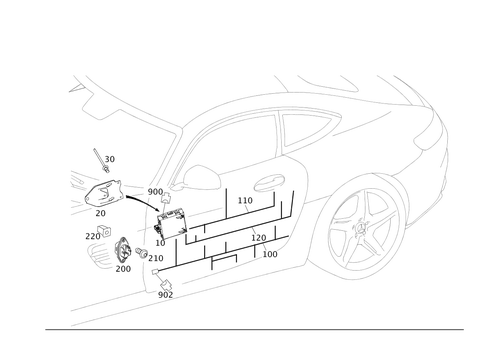 Door Wiring Harness and Door Control Module for 2019 Mercedes-Benz AMG ...