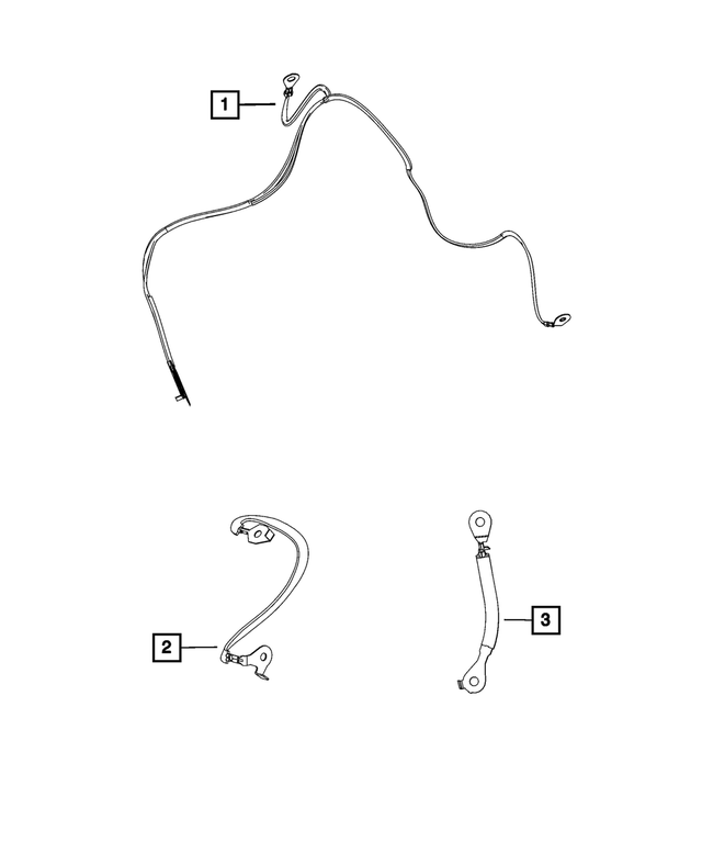 2021-2024 Jeep Wrangler Ground Strap 68602043AA | Mopar eStore