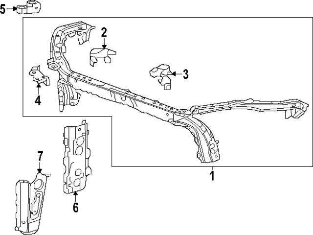 60004589 - Fender Mtg Bkt 2024 Chevrolet Trax | Chevrolet Parts Direct