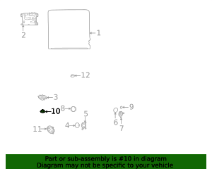 223-820-72-00 - Speaker 2021-2023 Mercedes-Benz | AutoNationParts.com