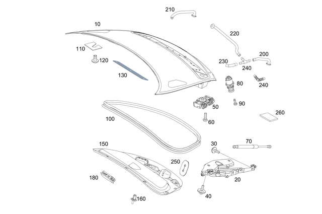 190-693-08-00 - Seal, Rear Area 2018-2021 Mercedes-Benz | Mercedes-Benz ...