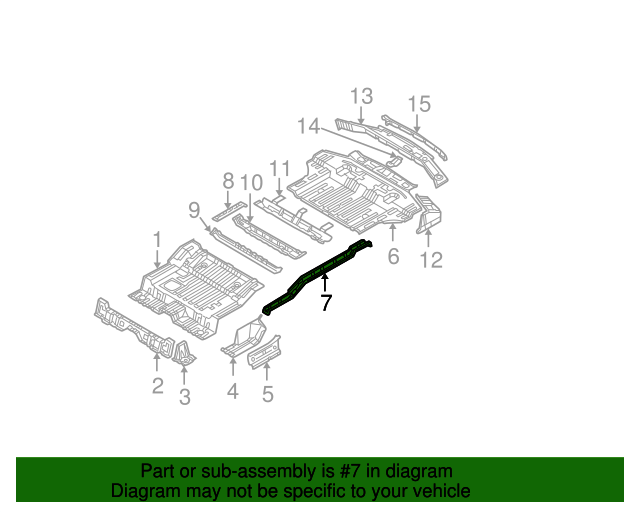 65531-3E100 - Side Member 2003-2009 Kia Sorento | Kia.Parts Store