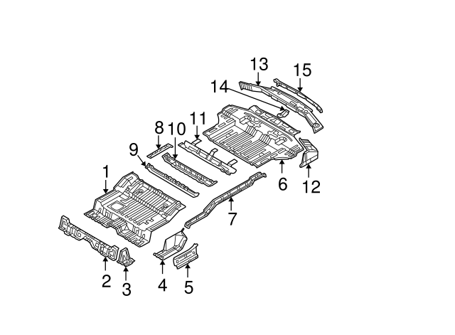 65528-3E100 - Inner Sill 2003-2009 Kia Sorento | Kia.Parts Store