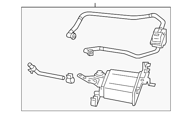2005-2012 Toyota Charcoal Canister Assembly 77740-02130 | Toyota Parts ...