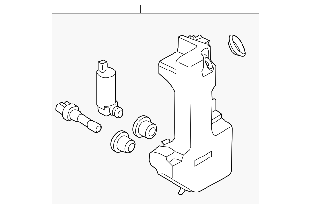 CK4Z-17618-C - Washer Reservoir 2016-2024 Ford | Big 3 Auto Parts