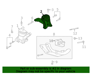 2020-2023 Ford Explorer Motor Mount L1MZ-6038-Q | QuirkParts