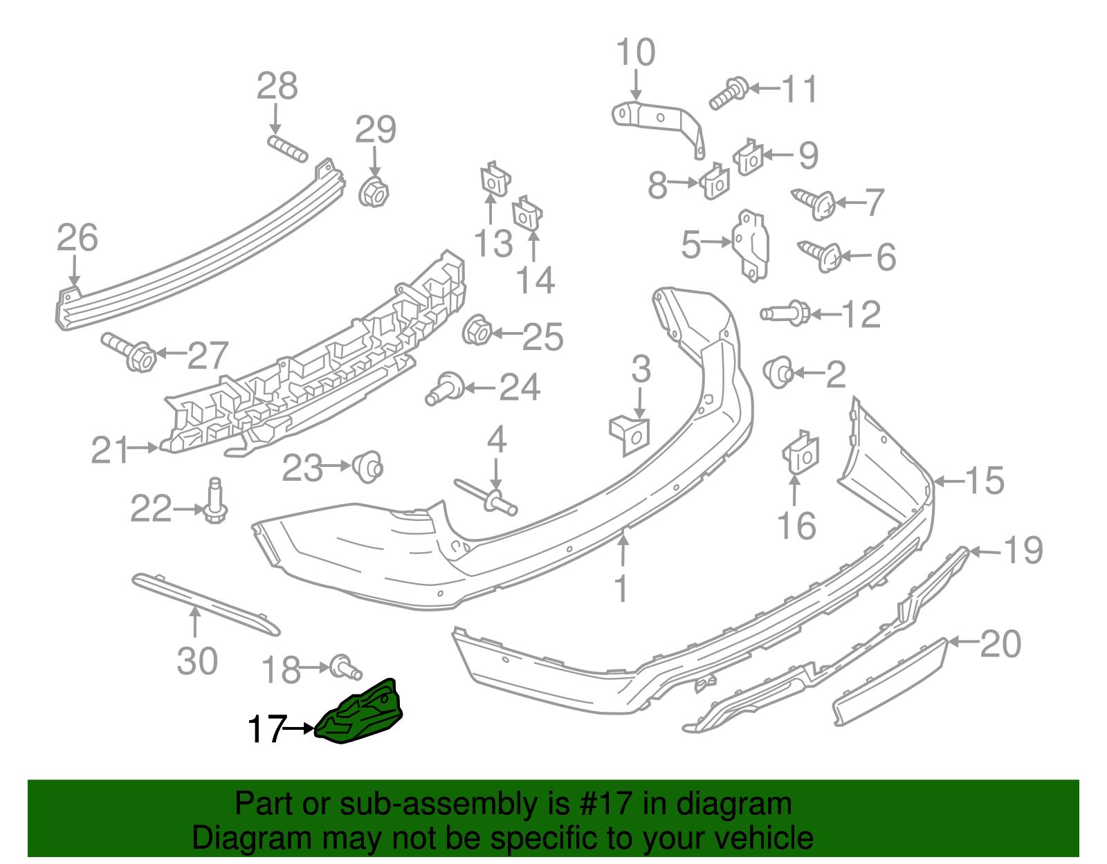 FB5Z-17F827-B - Insert Panel 2016-2017 Ford | Big 3 Auto Parts