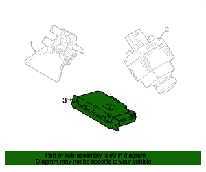 66-51-5-A35-0D2 - Lane Departure Warning Module 2017-2023 Mini ...