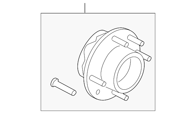 2005-2010 Ford Hub & Bearing AC3Z-1104-F | TascaParts.com