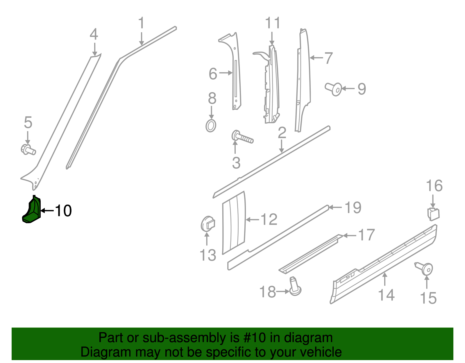 2013-2022 Land Rover Range Rover Front Insulator LR040774 | OEM Parts ...