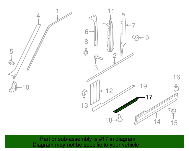 LR050865 - Cladding Pad 2013-2023 Land Rover | Land Leaping Genuine ...