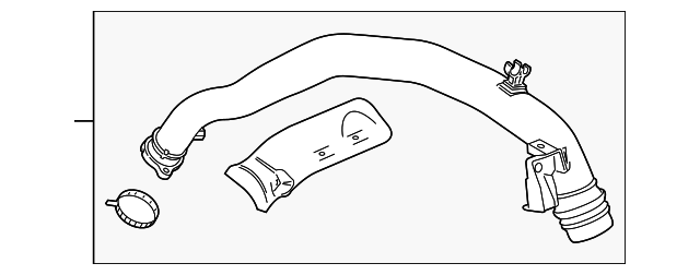 2011-2013 Buick Regal Intercooler Inlet Air Tube 13334019 GM ...