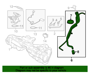 Genuine BMW 16-11-7-277-672 | Filler Neck | FREE Shipping on Most ...