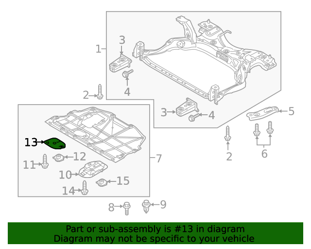 51447-WB001 - Air Guide - 2016-2020 Toyota | OEM Genuine Toyota Parts