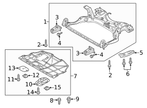 2016-2020 Toyota Under Cover Screw 90118-WB500 | Toyota Parts Center