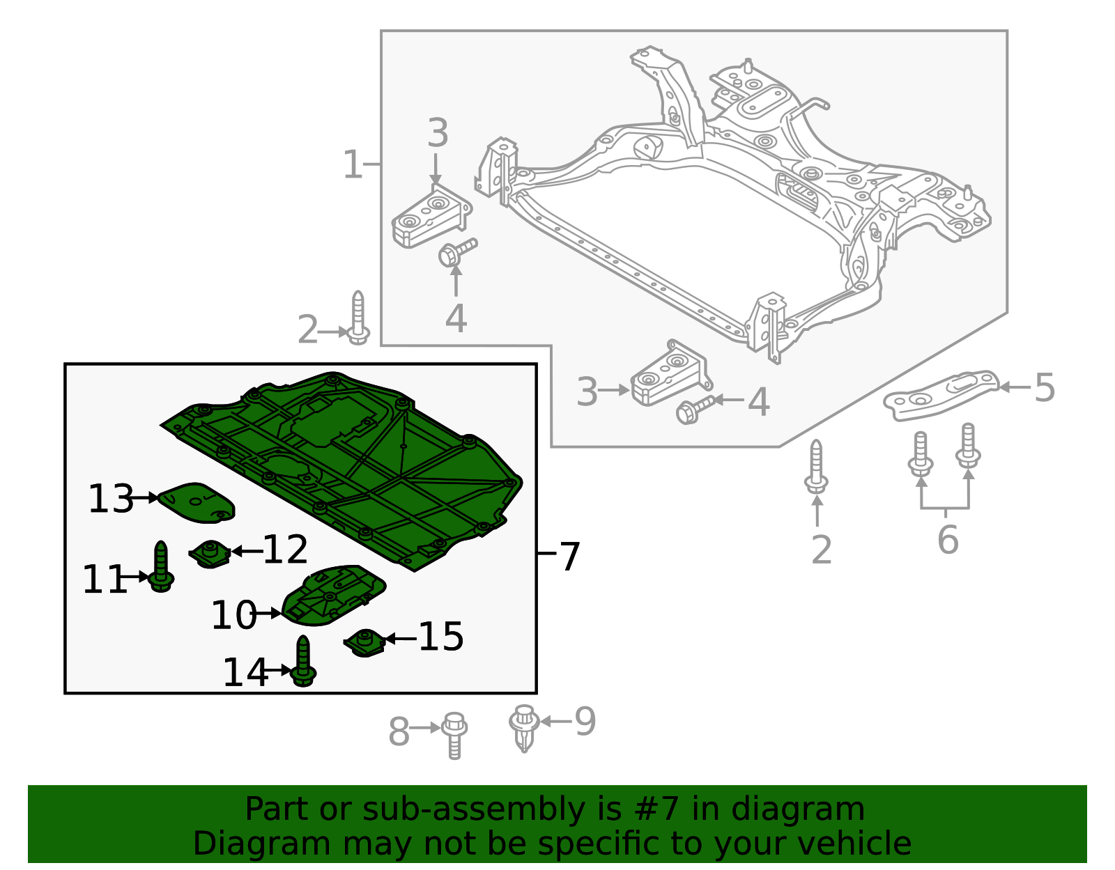 Genuine Toyota Radiator Support Splash Shield part# 51410-WB001 for ...
