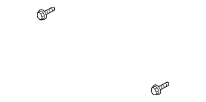 90118-WB649 - Front Rail Bolt - 2016-2020 Toyota | OEM Genuine Toyota Parts